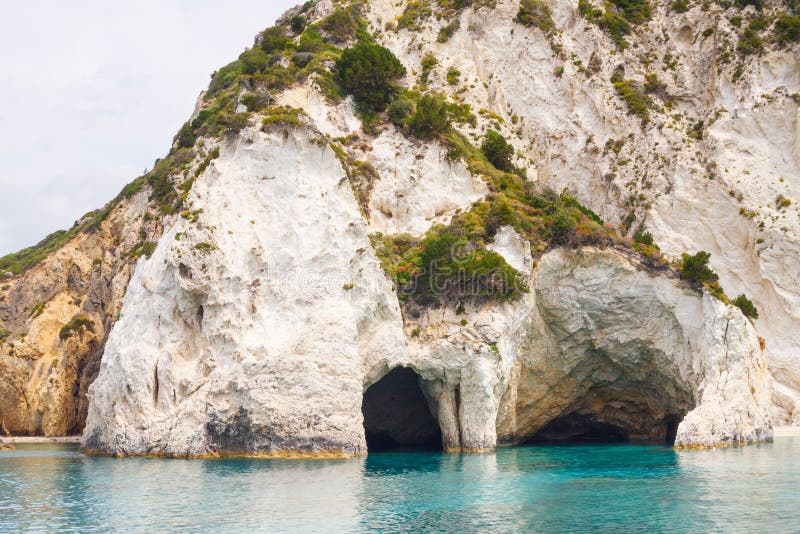 Keri caves on Zakynthos stock photo. Image of liquid - 41757908