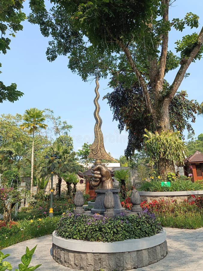 Keris Java Yogyakarta stock illustration. Illustration of keris - 366705498