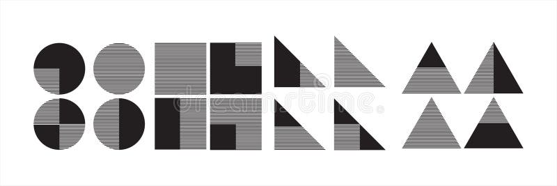 Vector Illustration of Basic Pattern Elements. Stock Illustration ...