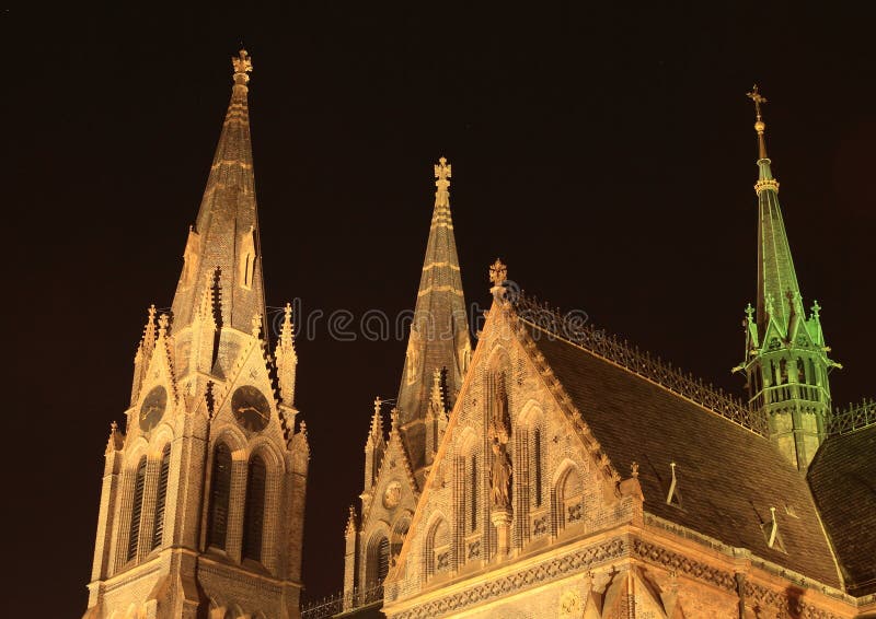 Kerk in Praag stock foto. Image of toren, achter, republiek - 47779214