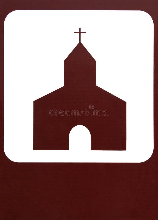 Kerk-teken stock foto. Image of teken, christendom, jezus - 23553278