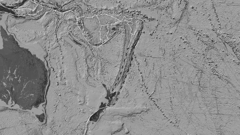 Kermadec Plate Dashed. Patterson Cylindrical. Bilevel Stock ...