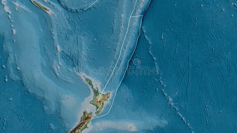Kermadec Tectonic Plate. Wiki Map Stock Illustration - Illustration of ...
