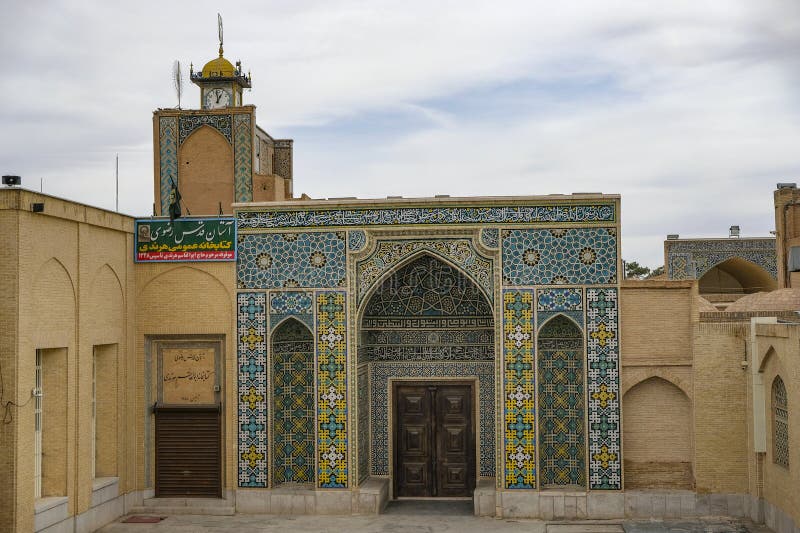 Jameh Mosque of Kerman in Iran Editorial Photo - Image of journey, asia ...