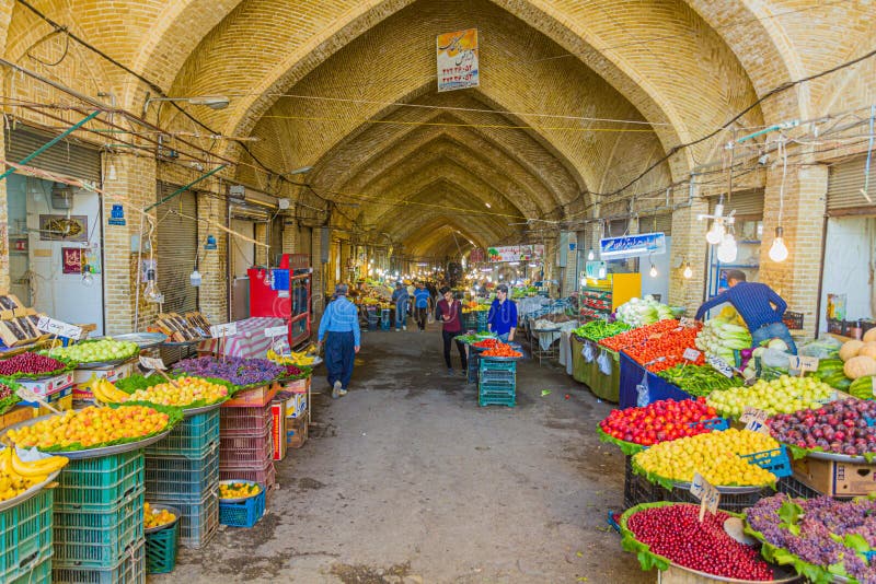 KERMANSHAH, IRAN - JULY 11, 2019: View of the Covered Bazaar in ...