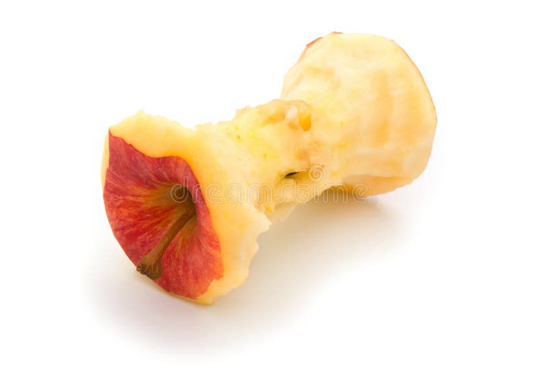 Roter Apfelkern stockbild. Bild von frucht, gegessen - 28275699