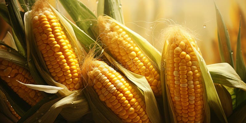 The Kernel of Corn is in a Field Stock Photo - Image of ingredient ...