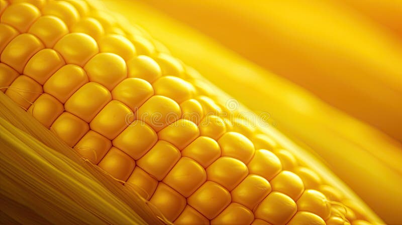 Kernel Macro Corn Background Stock Illustration - Illustration of ...