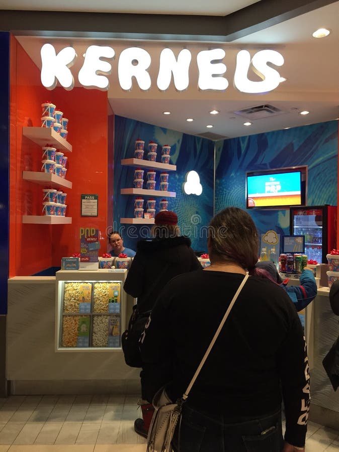 Editorial Photo of Kernels Popcorn Which is a Common Popcorn Retailer ...