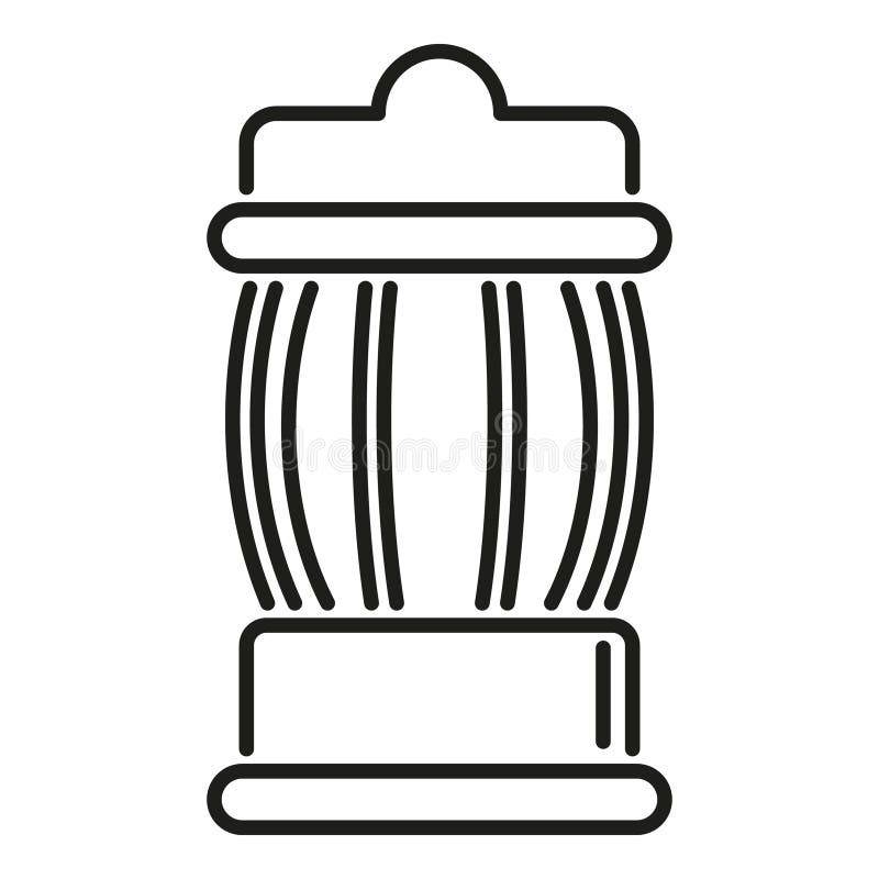 Kerosene Camping Lamp Icon Outline Vector. Chemical Drop Burner Stock ... Kerosene Camping Lamp Icon Outline Vector. Chemical Drop Burner Stock ...