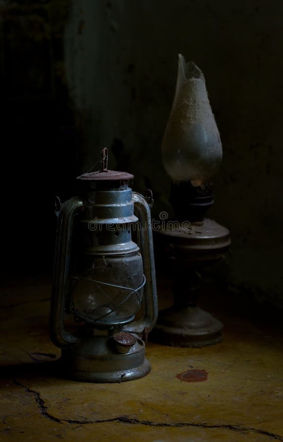 Old Battered Kerosine Lamps Stock Photos - Free & Royalty-Free Stock ...