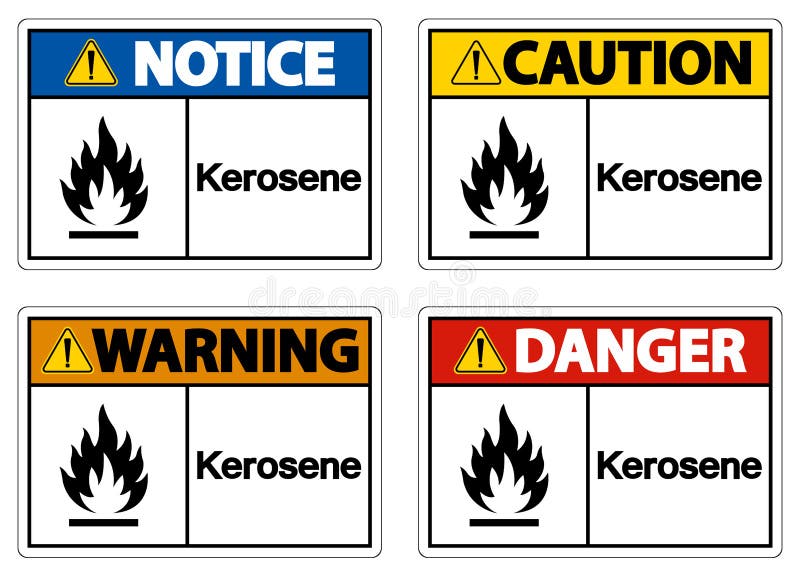 Kerosene Symbol Sign on White Background Stock Vector - Illustration of ...