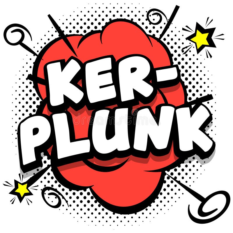 Kerplunk Stock Illustrations – 5 Kerplunk Stock Illustrations, Vectors ...