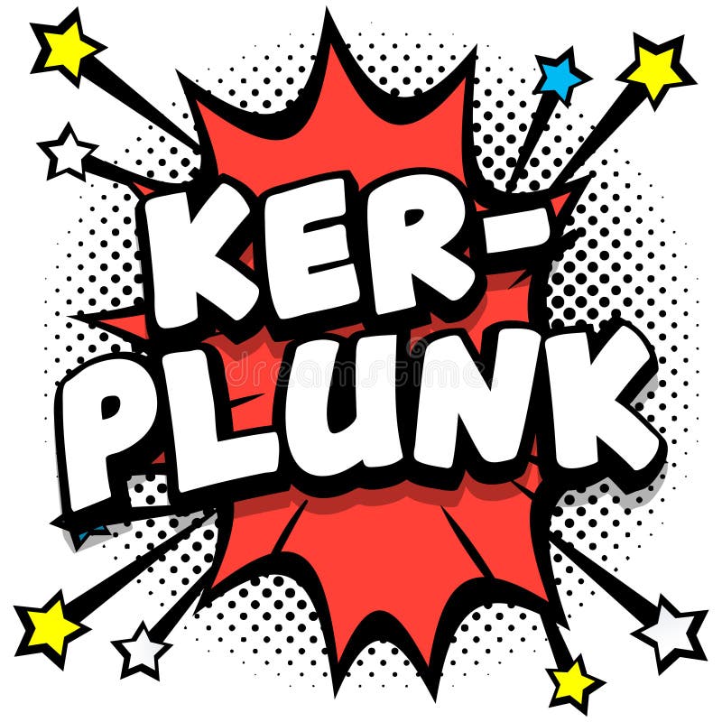 Kerplunk Stock Illustrations – 4 Kerplunk Stock Illustrations, Vectors ...