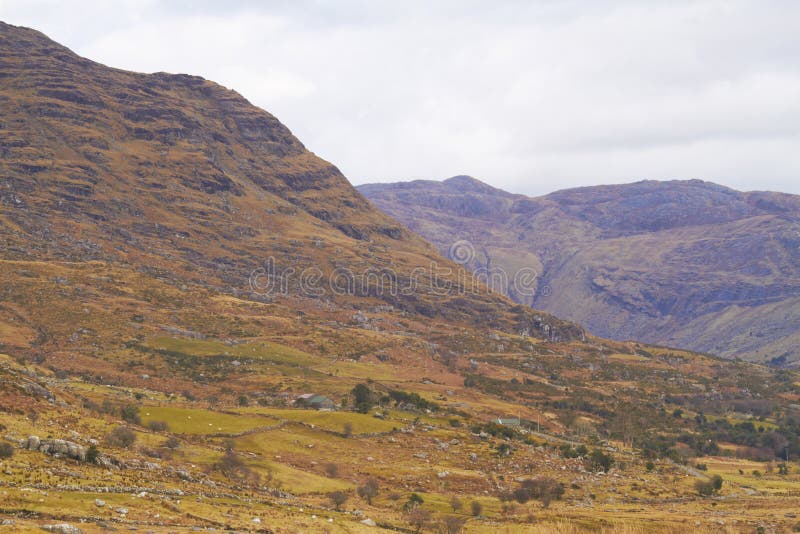 Kerry-Berge stockbild. Bild von berg, landschaft, umgebung - 13389333