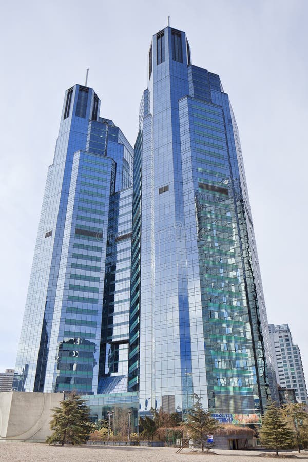 Kerry Centre Twin Towers, Pekín, China Fotografía editorial - Imagen de ...