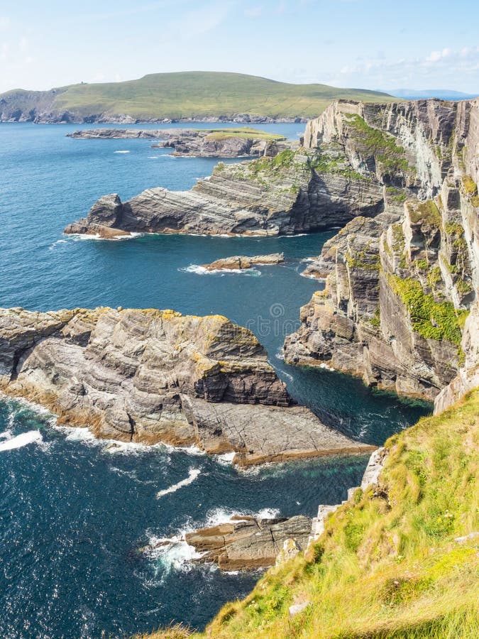 Kerry Cliffs in Ireland stock photo. Image of atlantic - 159322498