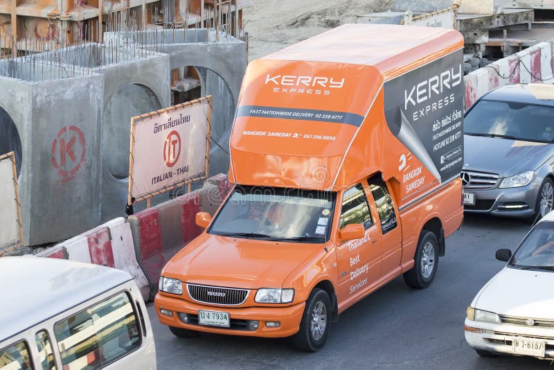 Kerry Express Parcel Delivery Service-Pick-up Redactionele Stock Foto ...