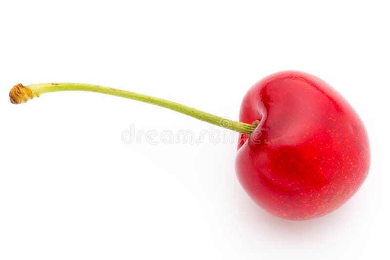 Kers stock afbeelding. Image of vrucht, geïsoleerd, zoet - 117564507