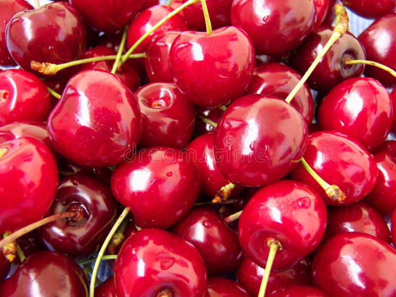 Kersen stock afbeelding. Image of achtergrond, macro, kers - 2702391