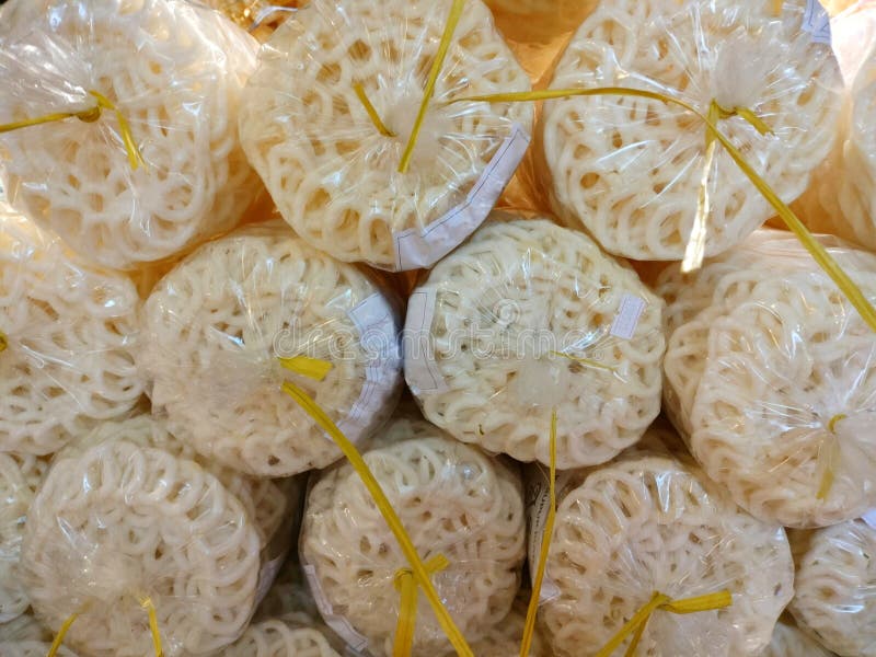 Kerupuk, the Indonesian Traditional Cracker Stock Image - Image of ...