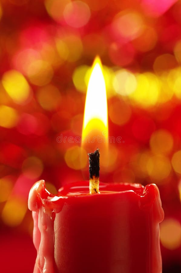 Kerze stockbild. Bild von brennen, brand, bienenwachs - 3495429