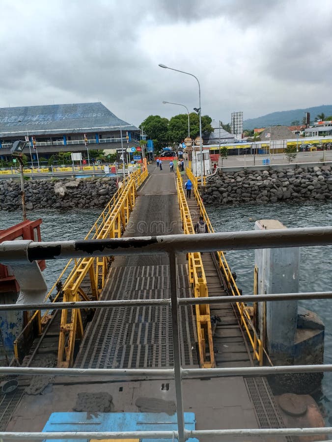 Ketapang harbor editorial photography. Image of bali - 267815247