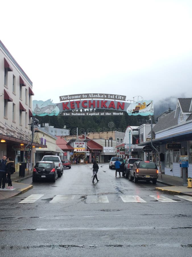 Ketchikan editorial stock photo. Image of victorias, canada - 93145453