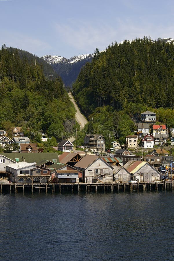 Ketchikan street scene stock photo. Image of pacific, tourism - 8713694