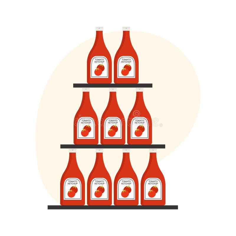 Multiple Tomato Ketchup Bottles Stock Illustrations – 12 Multiple ...
