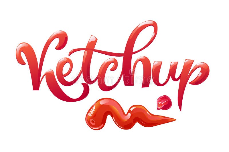 Ketchup Letters Stock Illustrations – 280 Ketchup Letters Stock ...