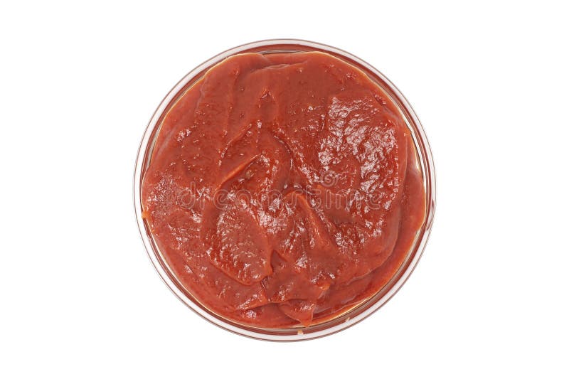 Ketchup Rouge Dans Des Bouteilles En Verre Photo stock - Image du ...