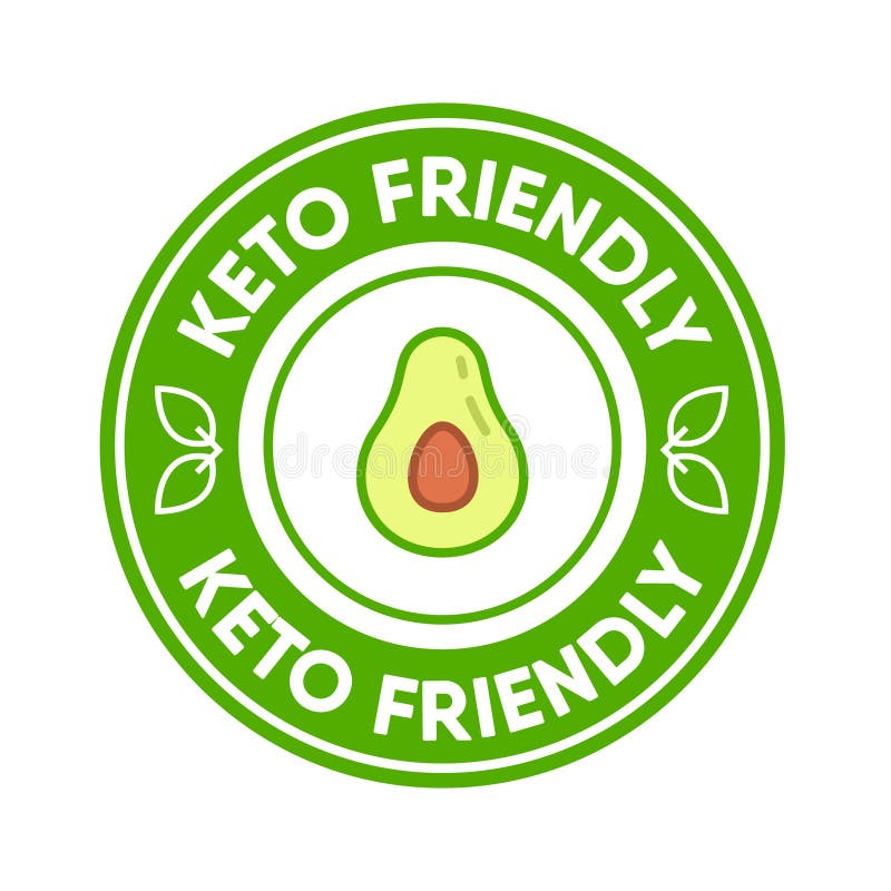Keto Diet Icon Logo. Ketogenic Approved Sign Vector Icon Stock Vector ...