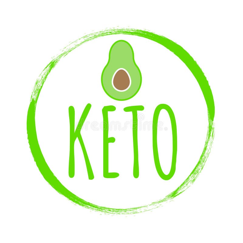 Keto Diet Icon Vector Logo. Stock Vector - Illustration of design ...