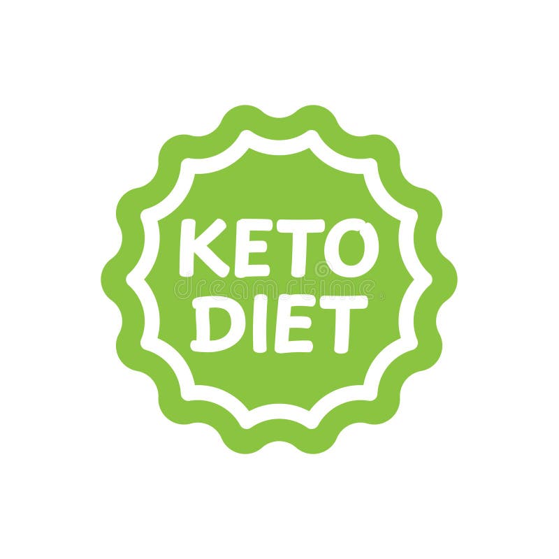 Keto diet vector label stock vector. Illustration of loss - 307868081