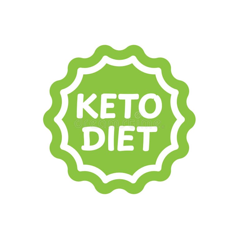 Keto diet vector label stock vector. Illustration of loss - 307868081