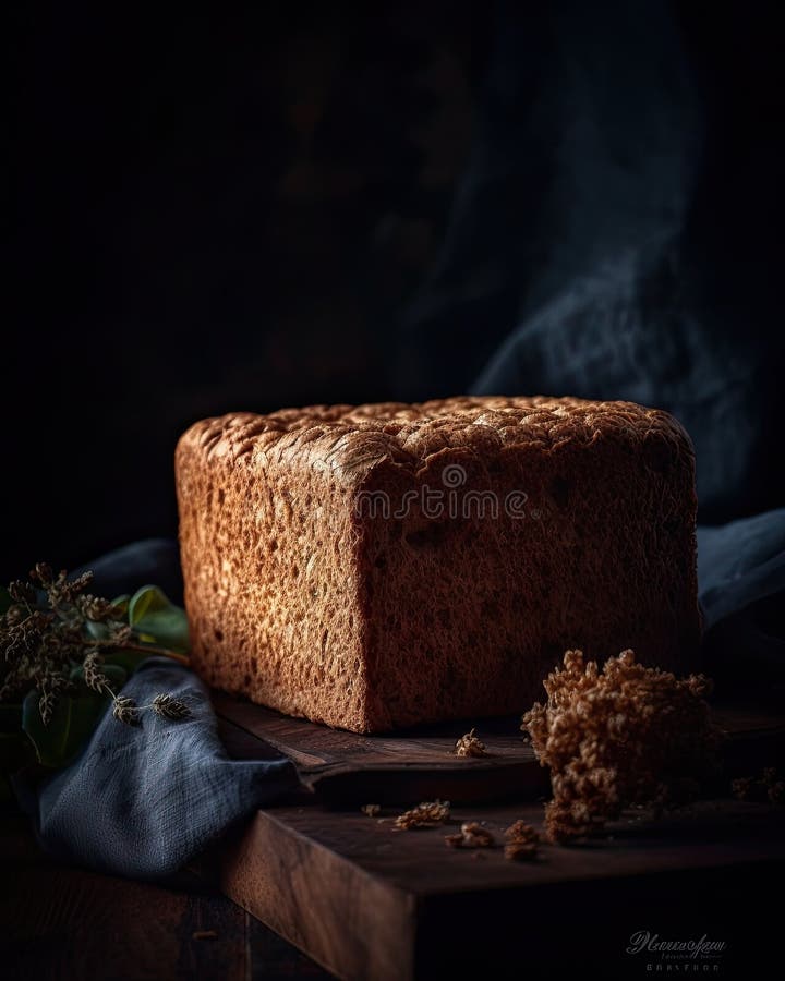 Keto-friendly Multigrain Square Loaf of Bread Stock Image - Image of ...