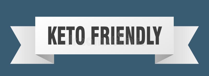 Keto Friendly Ribbon. Keto Friendly Isolated Band Sign Stock Vector ...