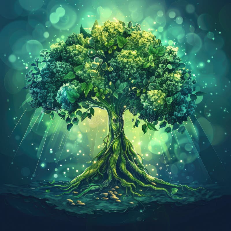 Keto Tree Avatar Symbolizing Growth and Wellness Stock Photo - Image of ...
