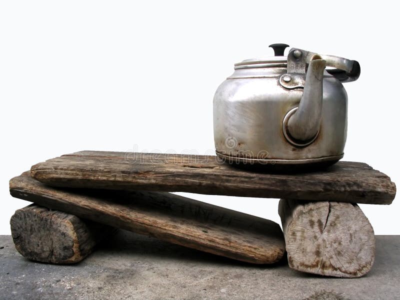 Kettle stock photo. Image of prepare, rustic, metal, isolated - 78410