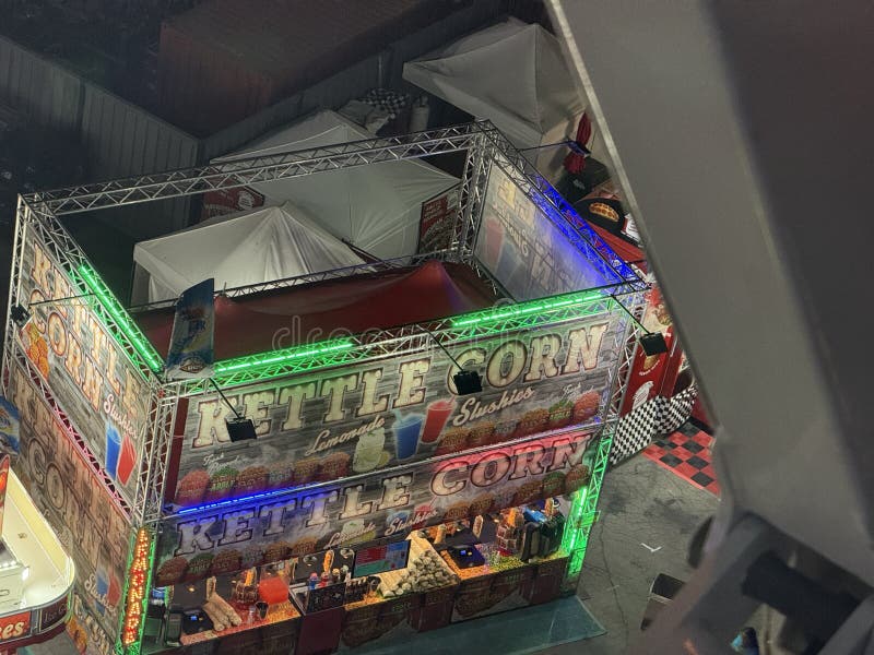 Kettle Corn Food Booth at LA County Fair Editorial Stock Photo - Image ...