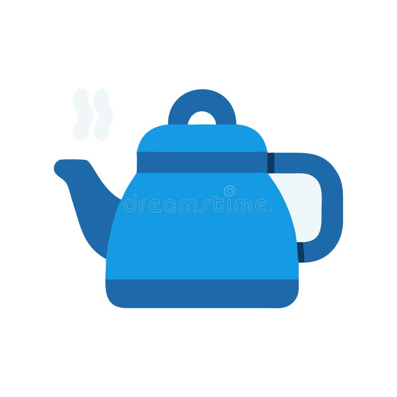 Kettle Icon for Boiling Water Stock Vector - Illustration of restaurant ...