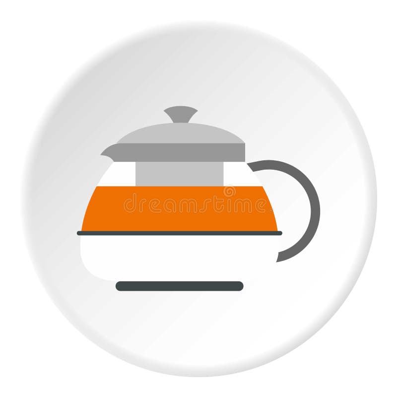 Kettle icon, flat style stock vector. Illustration of materials - 78644808