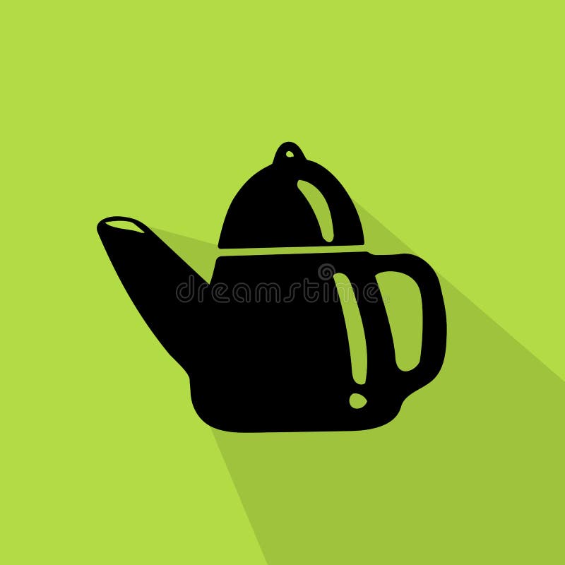 Kettle icon stock vector. Illustration of graphic, retro - 132108943