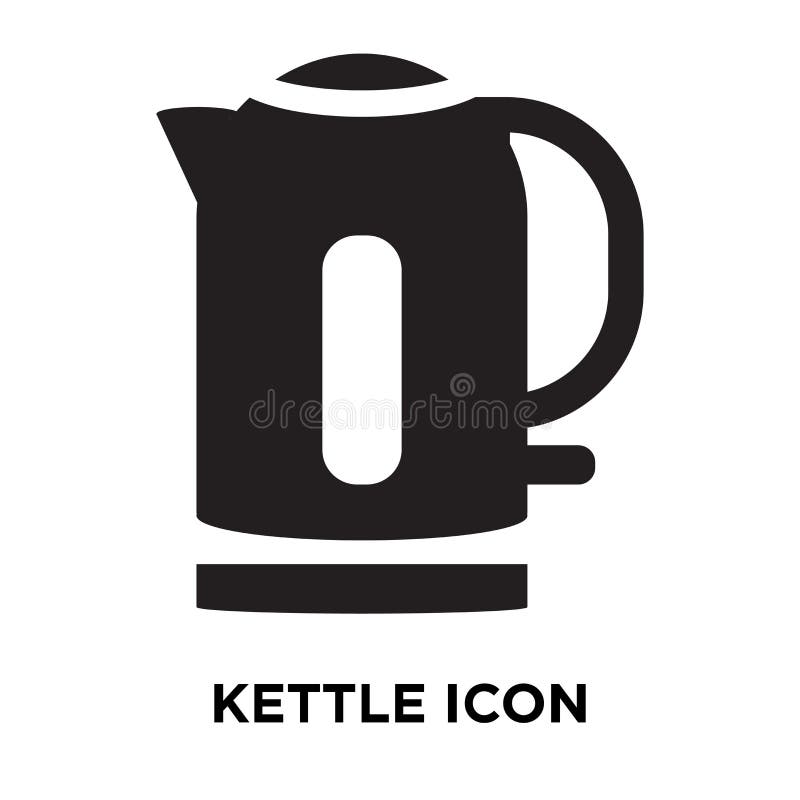 Kettle Icon Vector Isolated on White Background, Kettle Sign ...