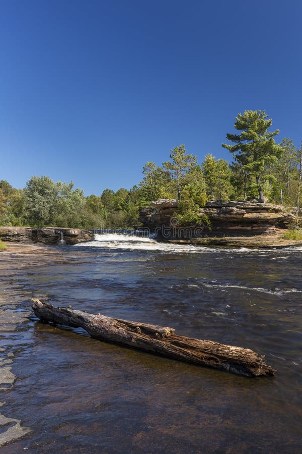 Kettle River Waterfall stock photo. Image of trees, minnesota - 59975978