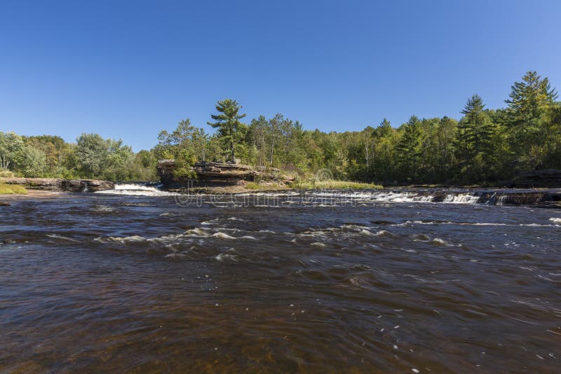 Kettle River Waterfall stock photo. Image of trees, nature - 59976118