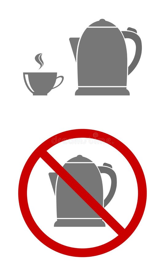 Kettle with tea cup icon stock vector. Illustration of icon - 224736540