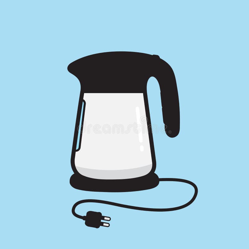 Kettle Vector Cartoon Design. Stock Vector - Illustration of symbol ...