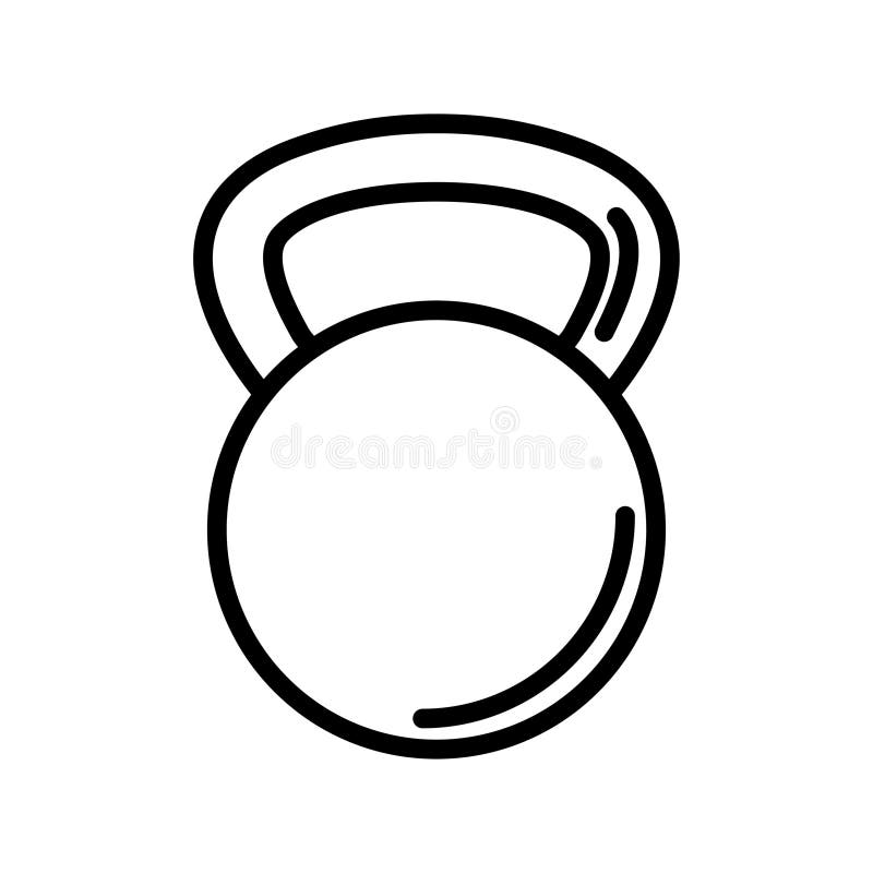 Kettlebell Icon Vector Design Template Basic RGB Stock Vector - Illustration of fitness, lifting ...